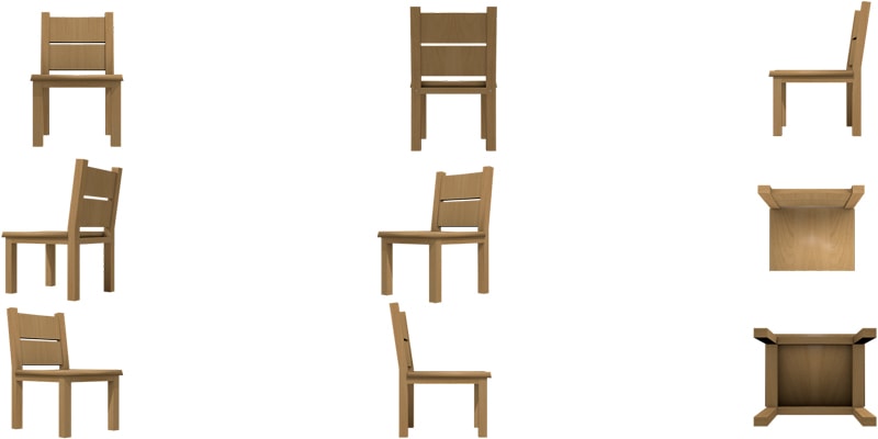 Isometric Chairs - Broadway Infosys