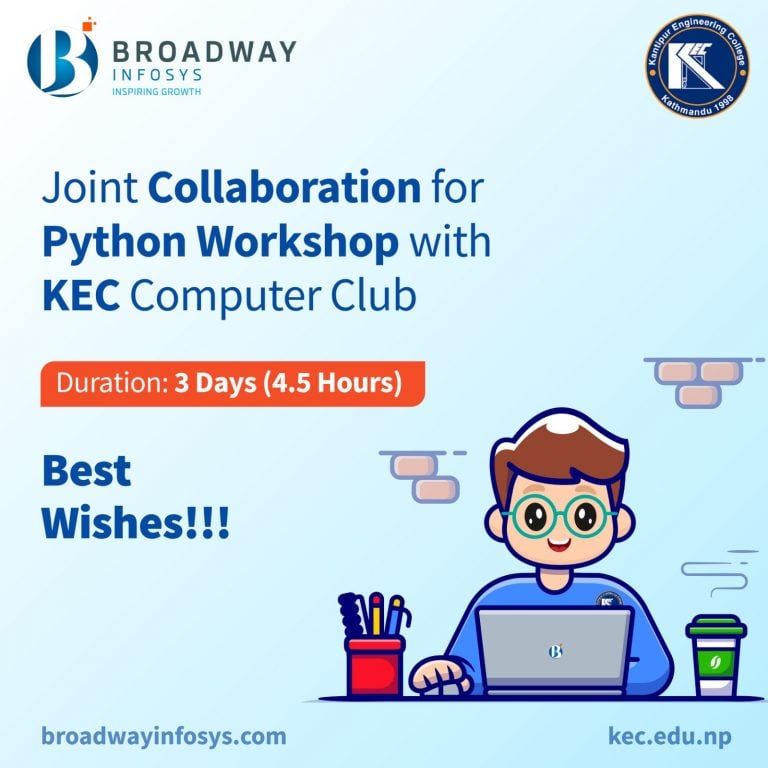Free Python Workshop In Collaboration With Kantipur Engineering College