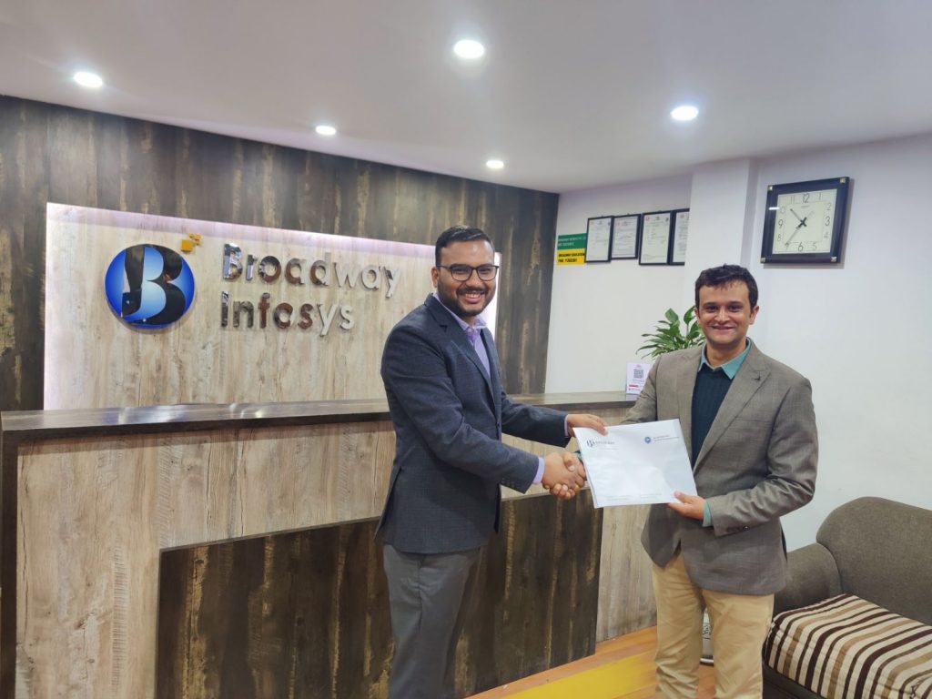 MOU Between Code Himalaya & Broadway Infosys About Job Placement ...