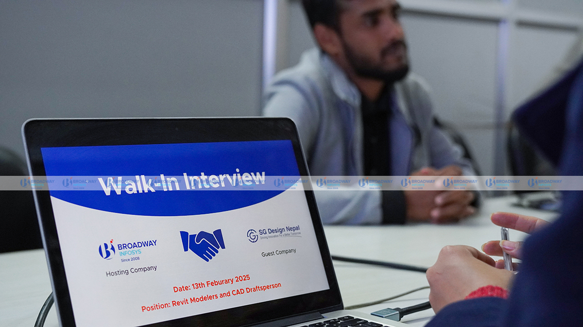 Walk-in Interview for Revit Modelers and CAD Draftsperson at Broadway ...