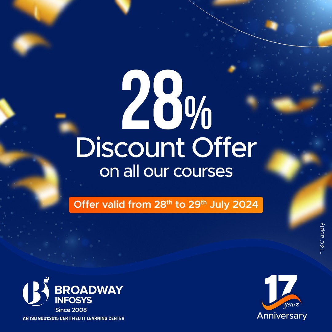 Broadway Infosys Offer for 17th Anniversary